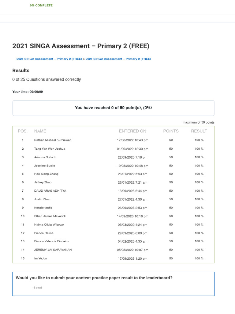 Primary 2 (FREE) - SIMCC Member Development Portal | PDF