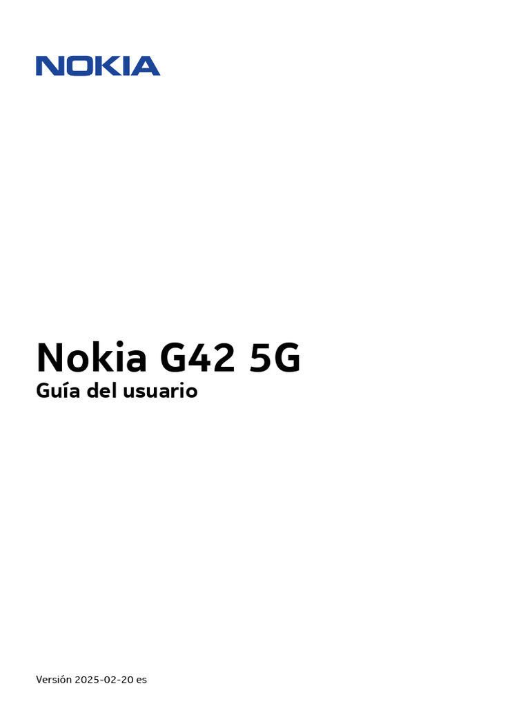 Guía del usuario Nokia G42 5G | PDF | Bluetooth | Red privada virtual