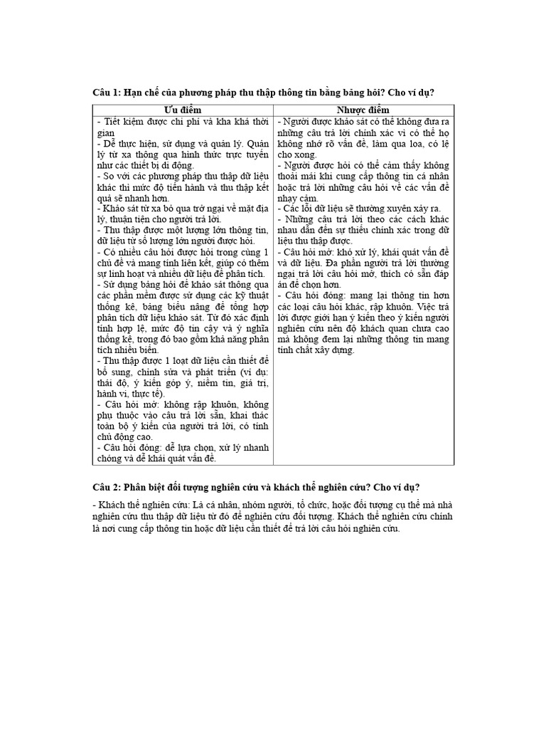 Ppnckt XH phương pháp nghiên cứu kinh tế xã hội | PDF