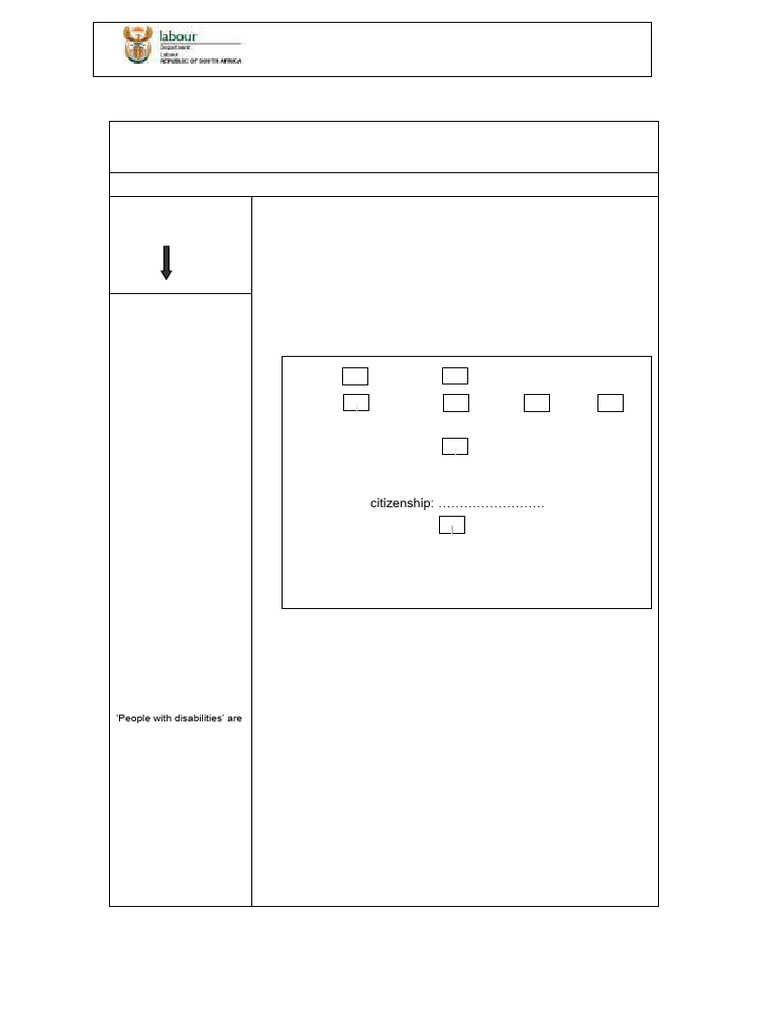 EEA1 Employee Declaration Form | PDF