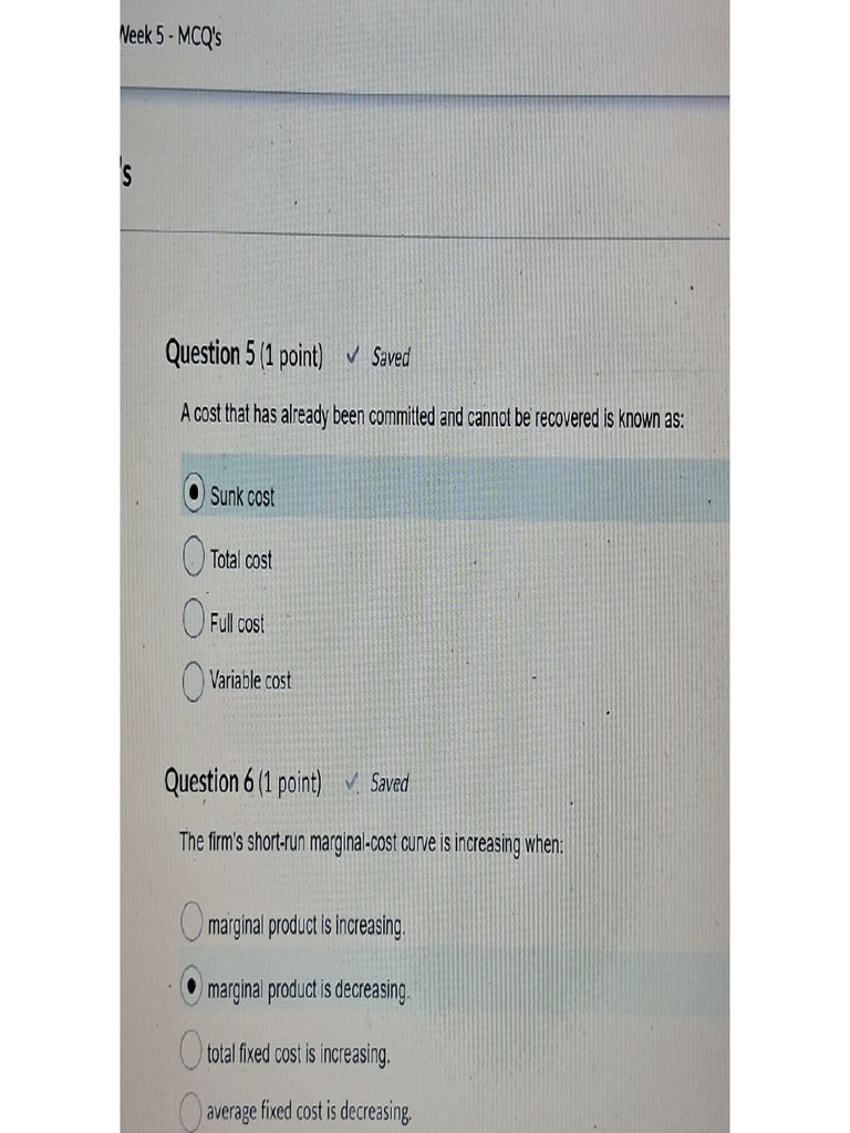 Week-5 ME MCQ - S 9-Marks | PDF