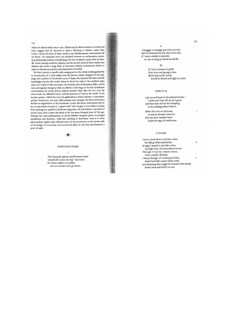 Ibn Ezra Poetry | PDF