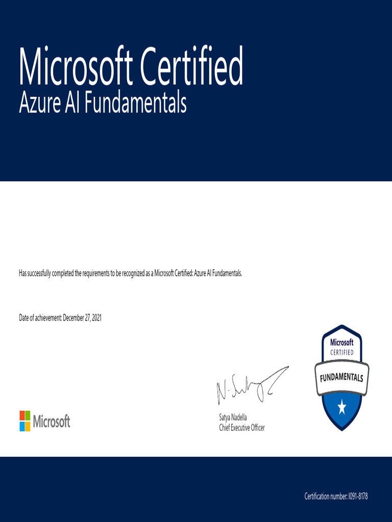 Microsoft Certified Professional Certificate 1 | PDF