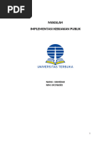 Makalah Implementasi Kebijakan | PDF