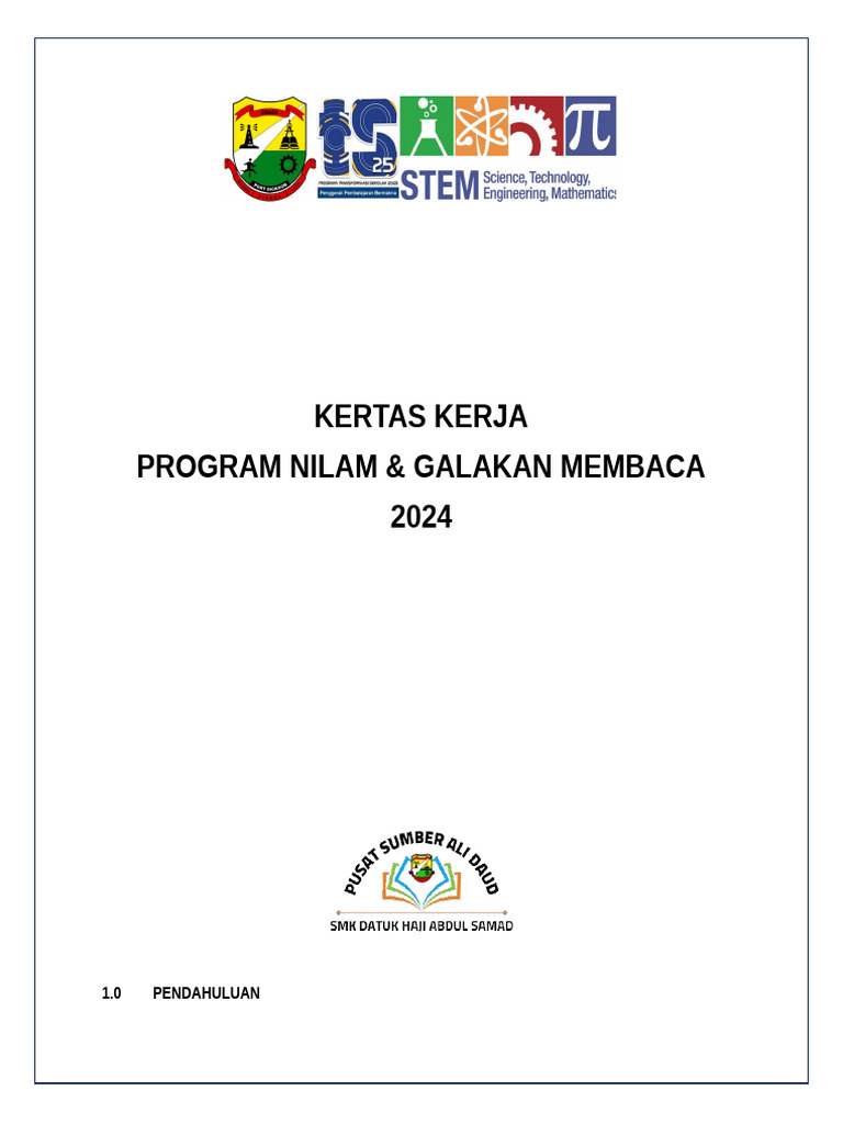 Kertas Kerja Program Nilam | PDF