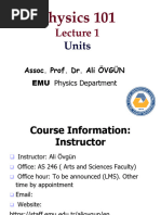 Physics Unit Conversion Cheat Sheet | PDF