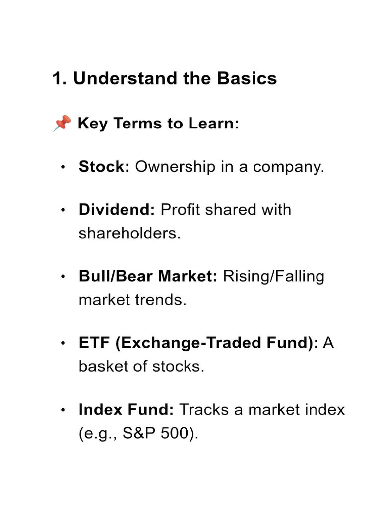 Stocks | PDF