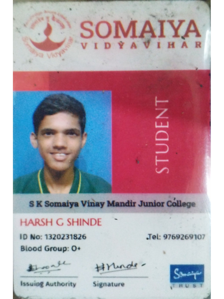 12th Id Card | PDF