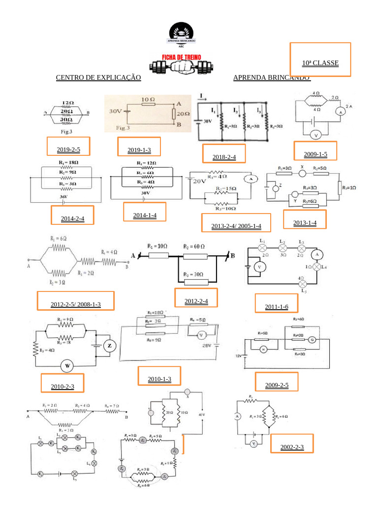 Montar Formulas de Circuitos | PDF