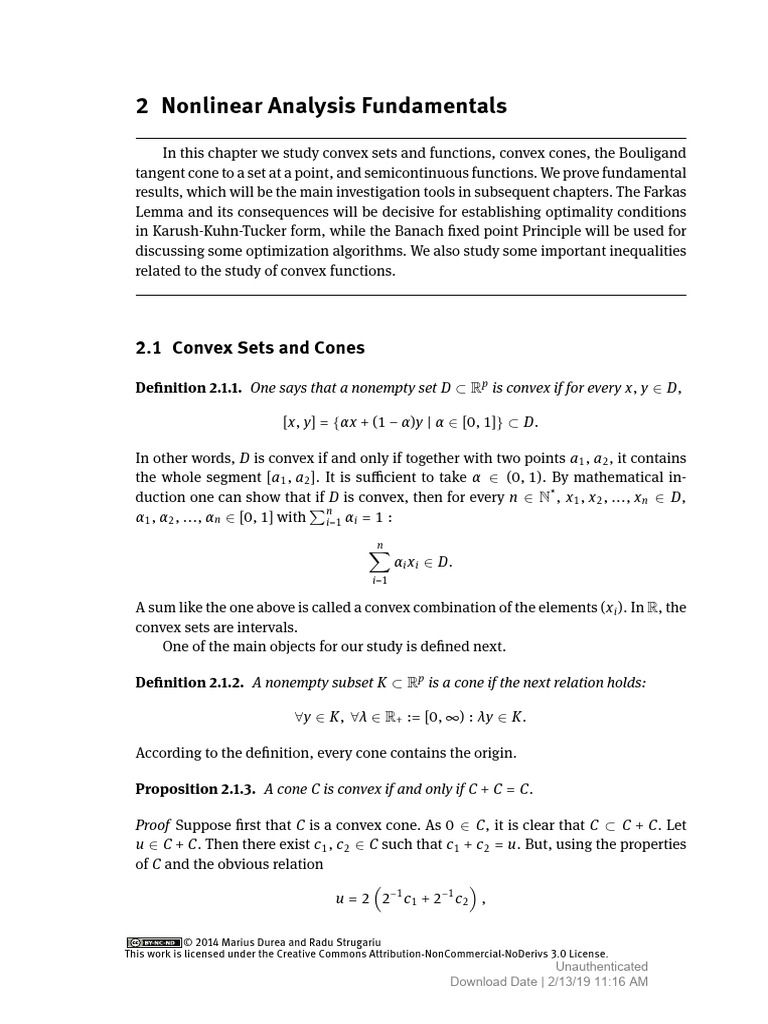 [9783110426045 - An Introduction to Nonlinear Optimization Theory] 2 Nonlinear Analysis ...