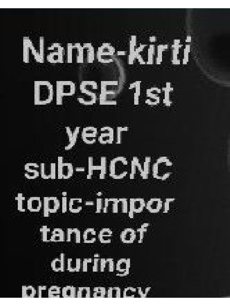 Kirti PPT HCNC | PDF