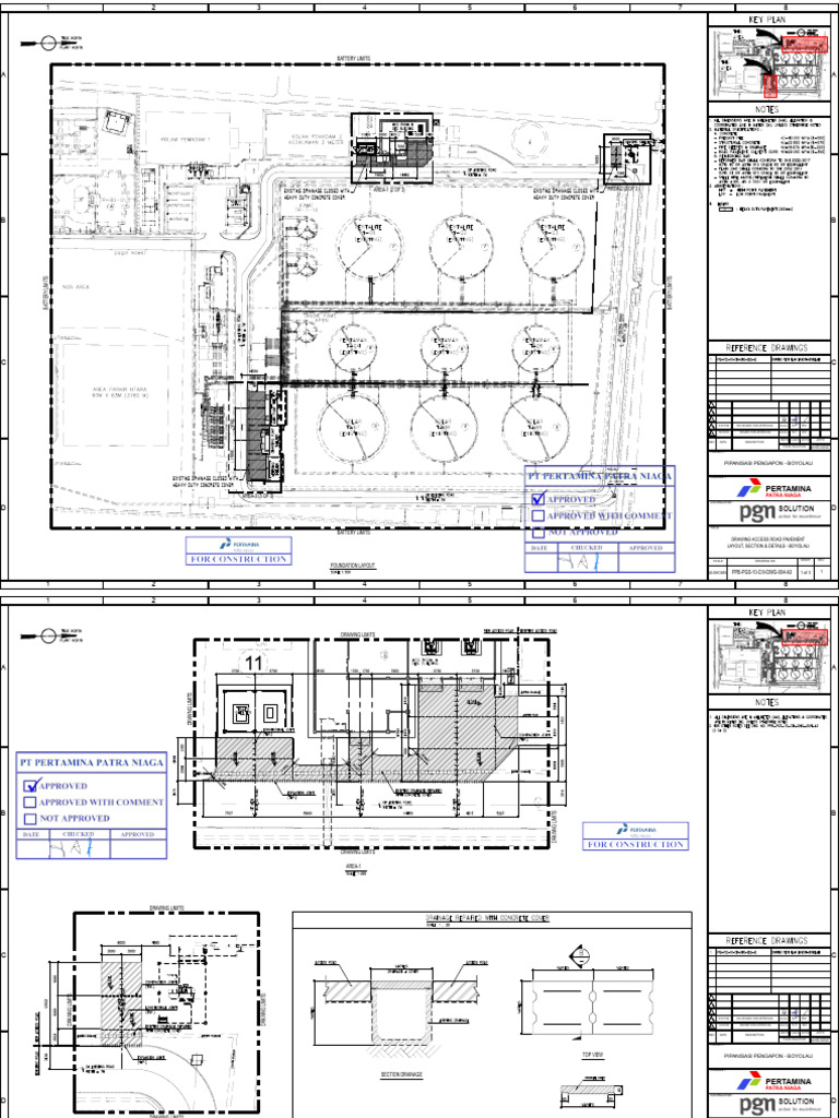 PPB-PGS-10-CIV-DWG-004-A3 - Rev.1 - Drawing Access Road Pavement Layout ...