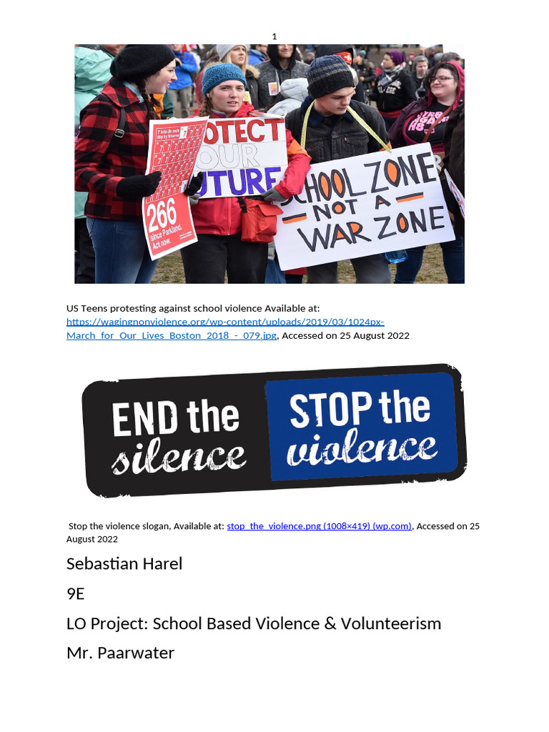School Violence and Prevention Strategies | PDF | Bullying | Violence