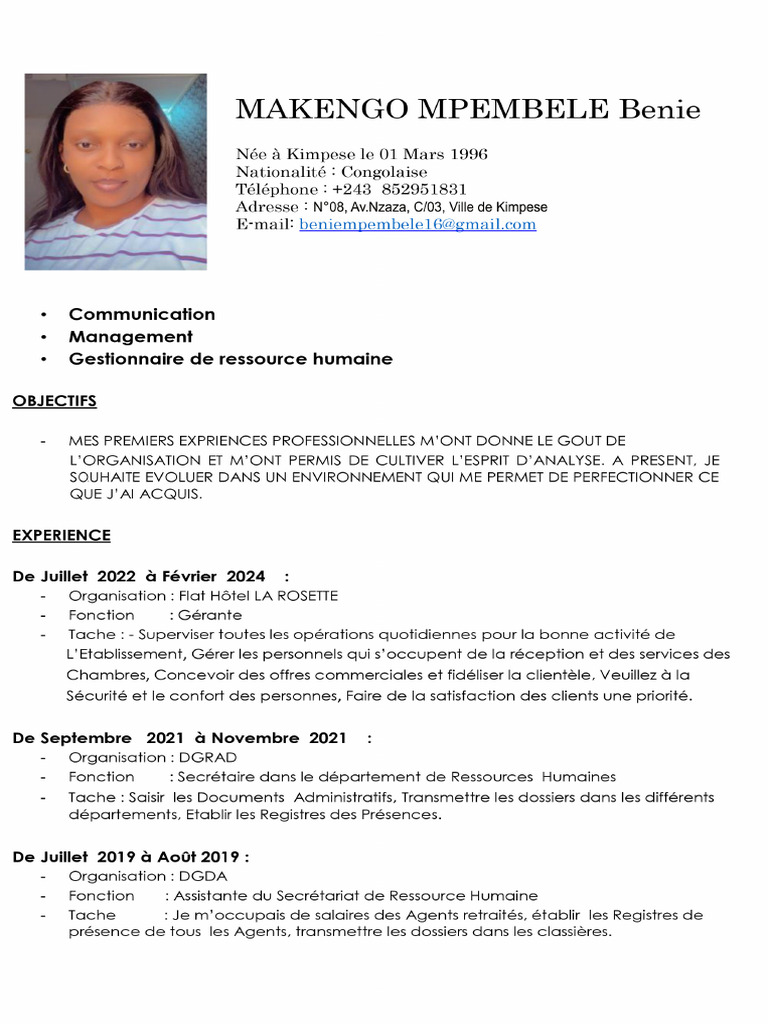 CV Impembatt 1 | PDF