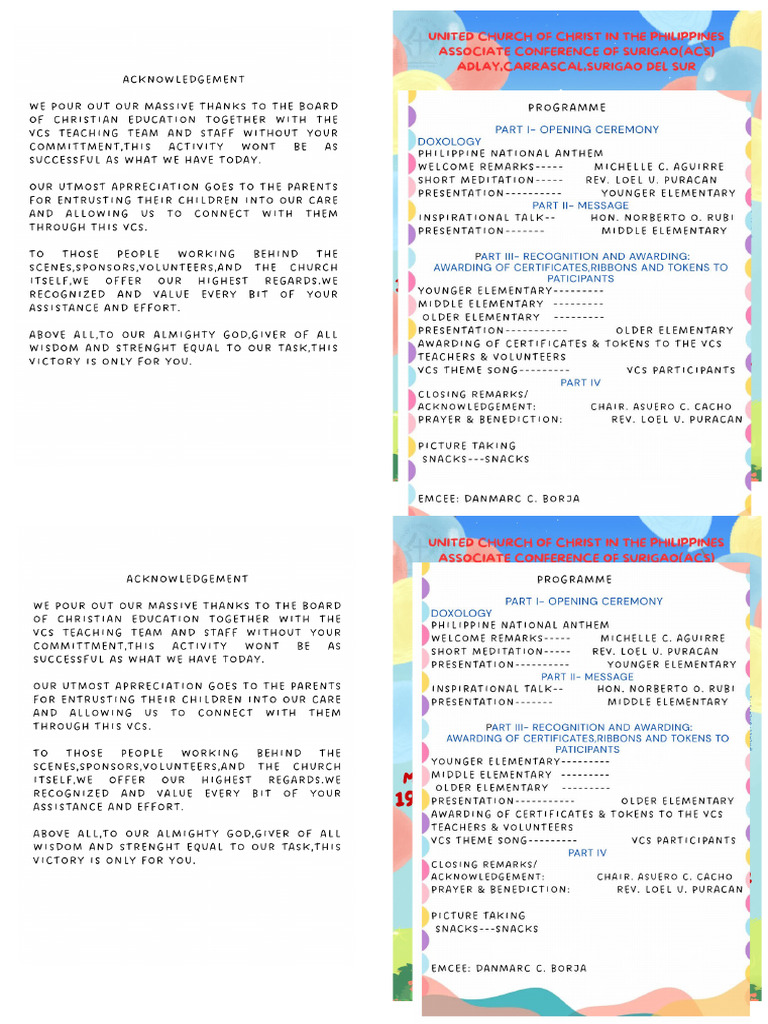 Vcs Program2025 | PDF