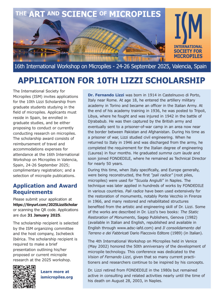 10th Lizzi Scholarship Application Guide | PDF | Italy | Military