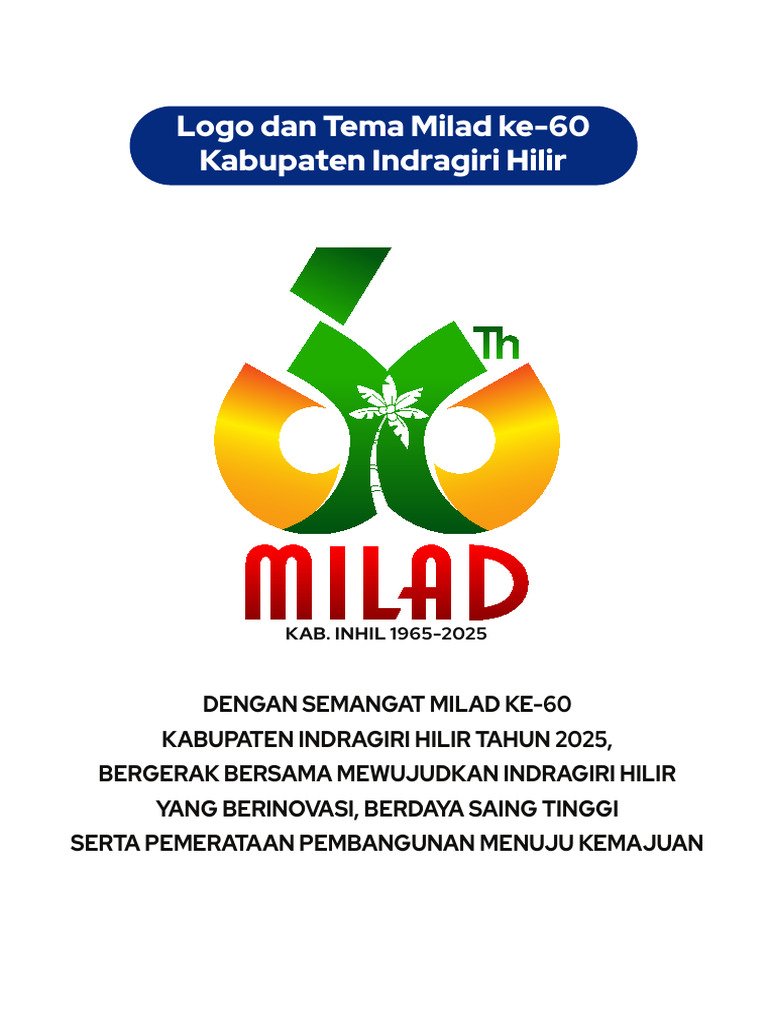 Logo Milad ke-60 Kabupaten Inhil | PDF
