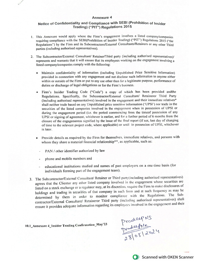 Annexure 4 | PDF