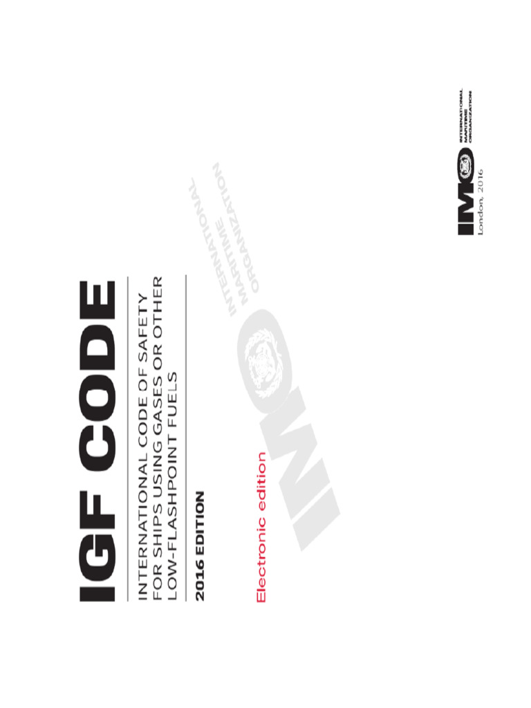 International Code of Safety For Ships Using Gases or Other Low ...