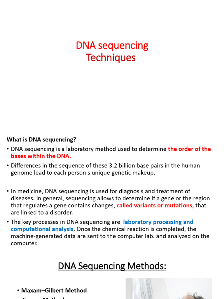 DNA Sequencing 1747160882 | PDF | Dna Sequencing | Polymerase Chain ...