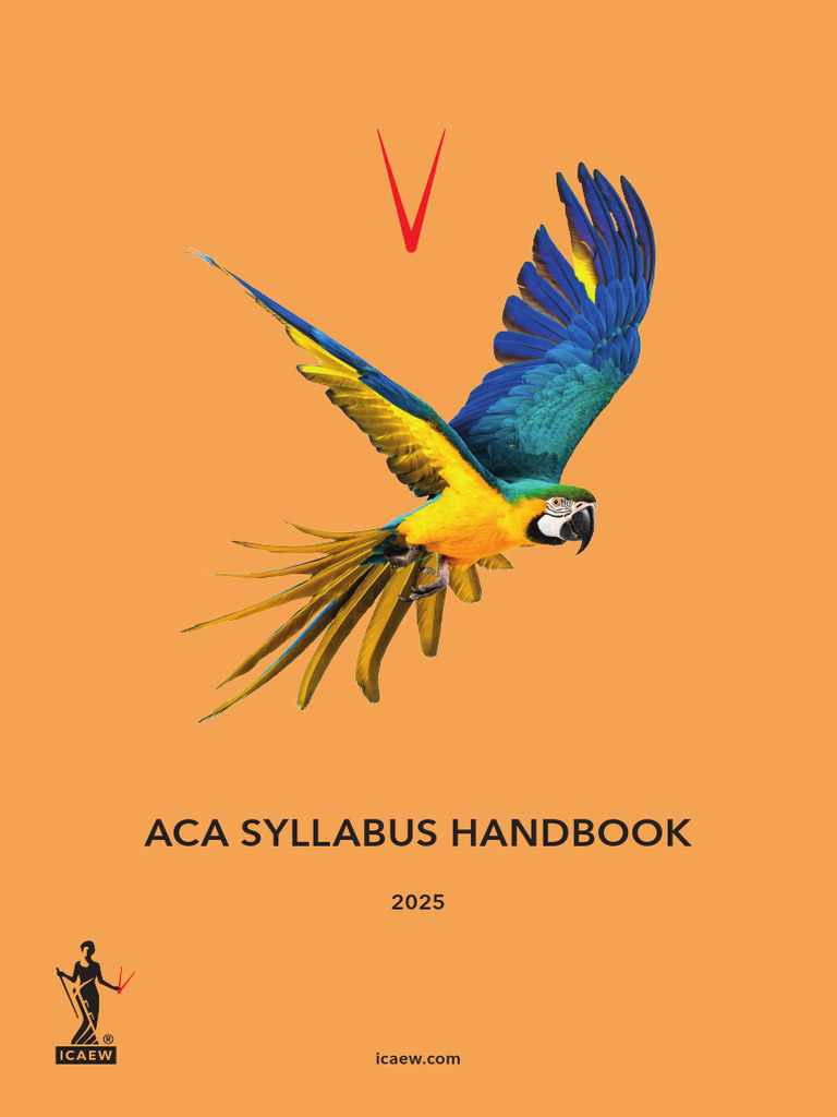 ACA Syllabus Handbook 2025 | PDF | Accounting | Business
