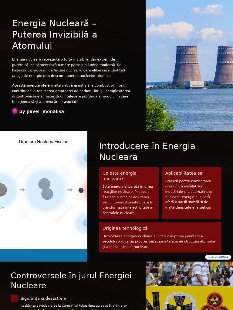 Energia Nucleara Puterea Invizibila A Atomului | PDF