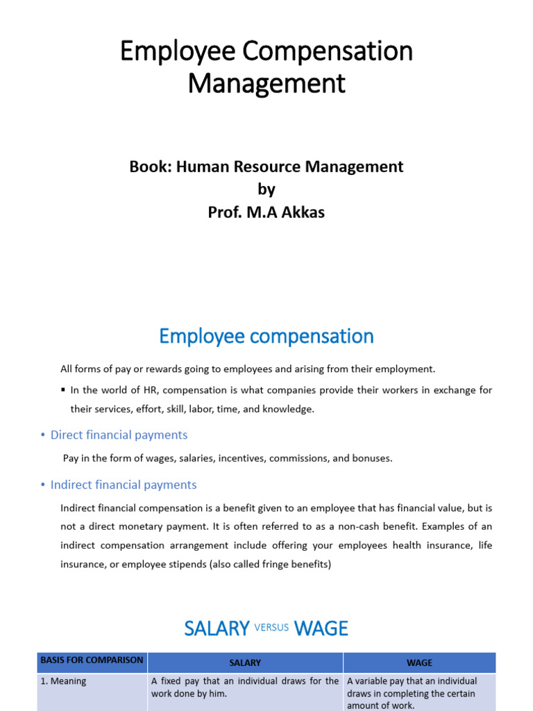 Compensation Management | PDF | Cost Of Living | Employment