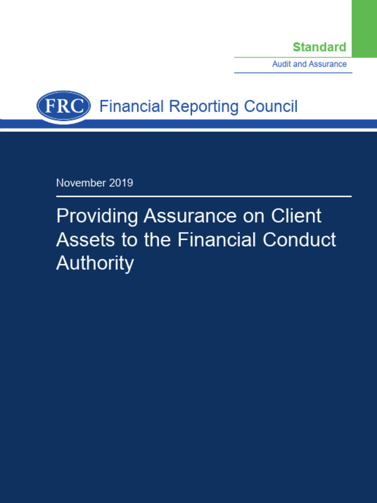 FRC CASS - Standard - Revised - November - 2019 | PDF | Internal ...