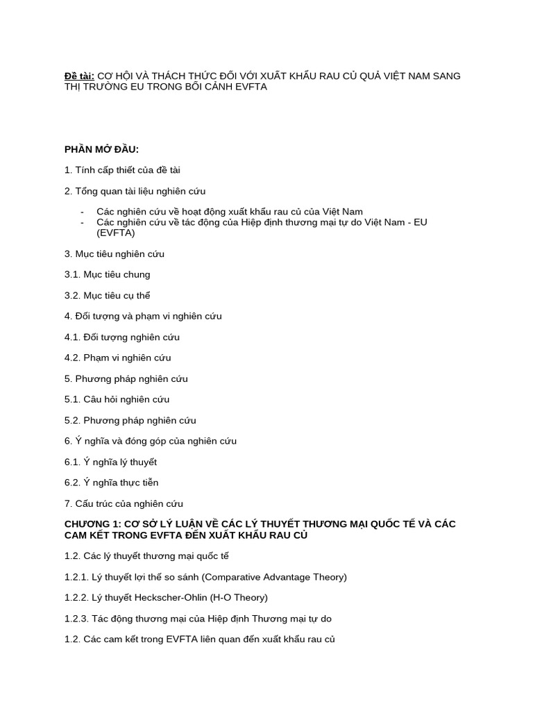 Dàn Bài NCKH | PDF