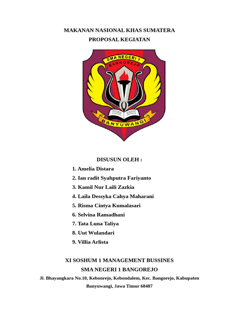 Proposal Kegiatan Pkwu | PDF