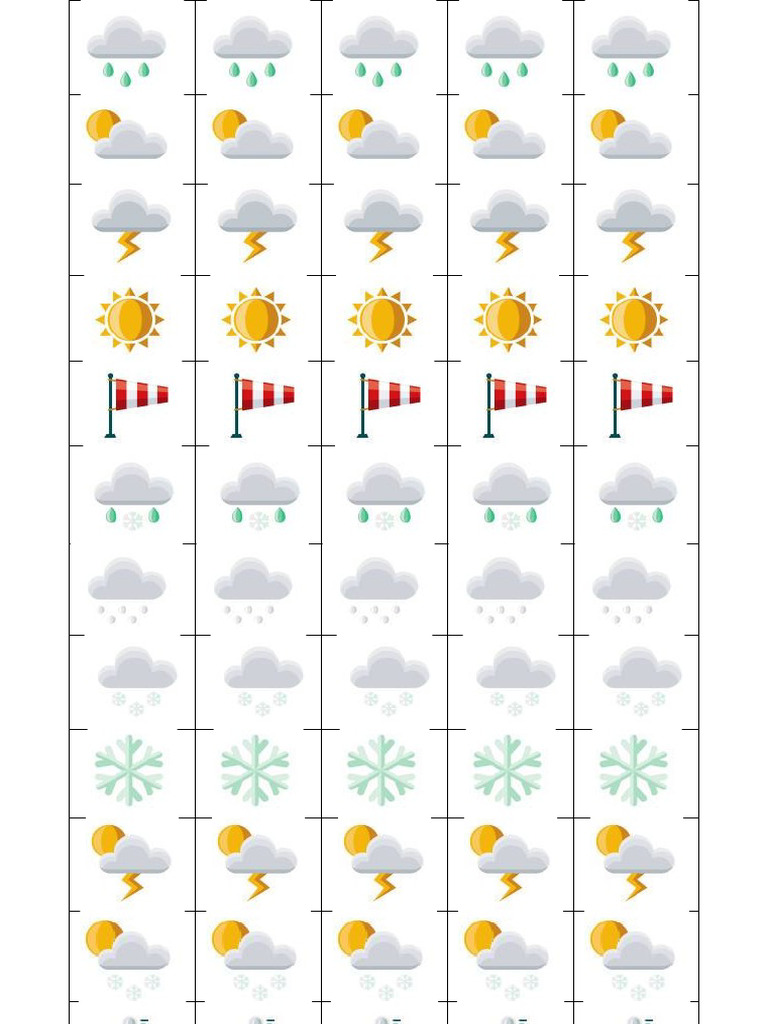 Planche de Magnet Meteo | PDF