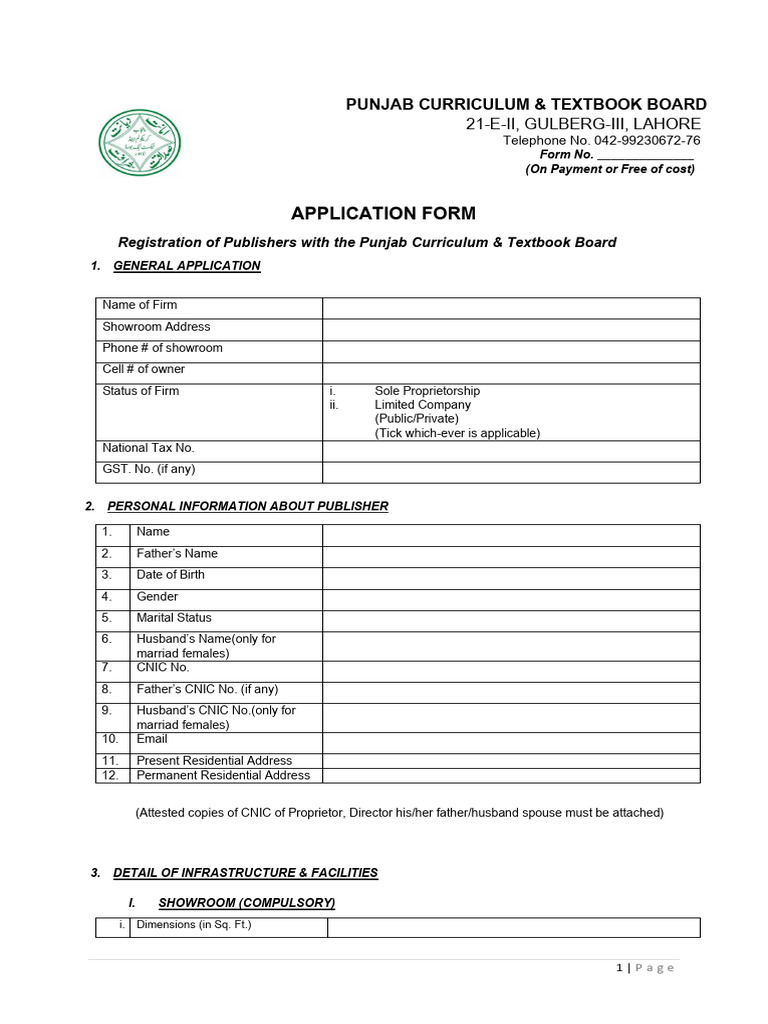 New Registration Application Form | PDF | Taxes