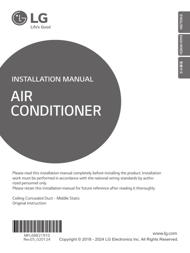 VRF Duct Installation Manual | PDF | Fuse (Electrical) | Pipe (Fluid ...