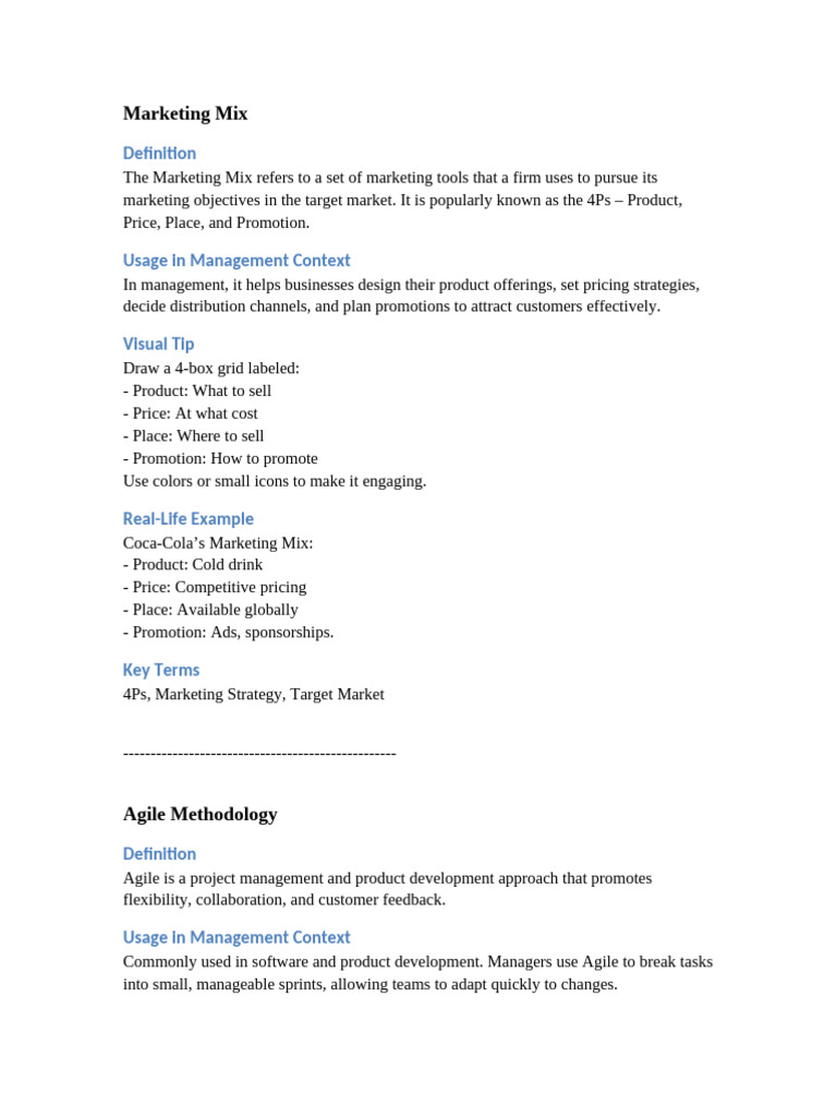 Management Jargon Layout Sample | PDF