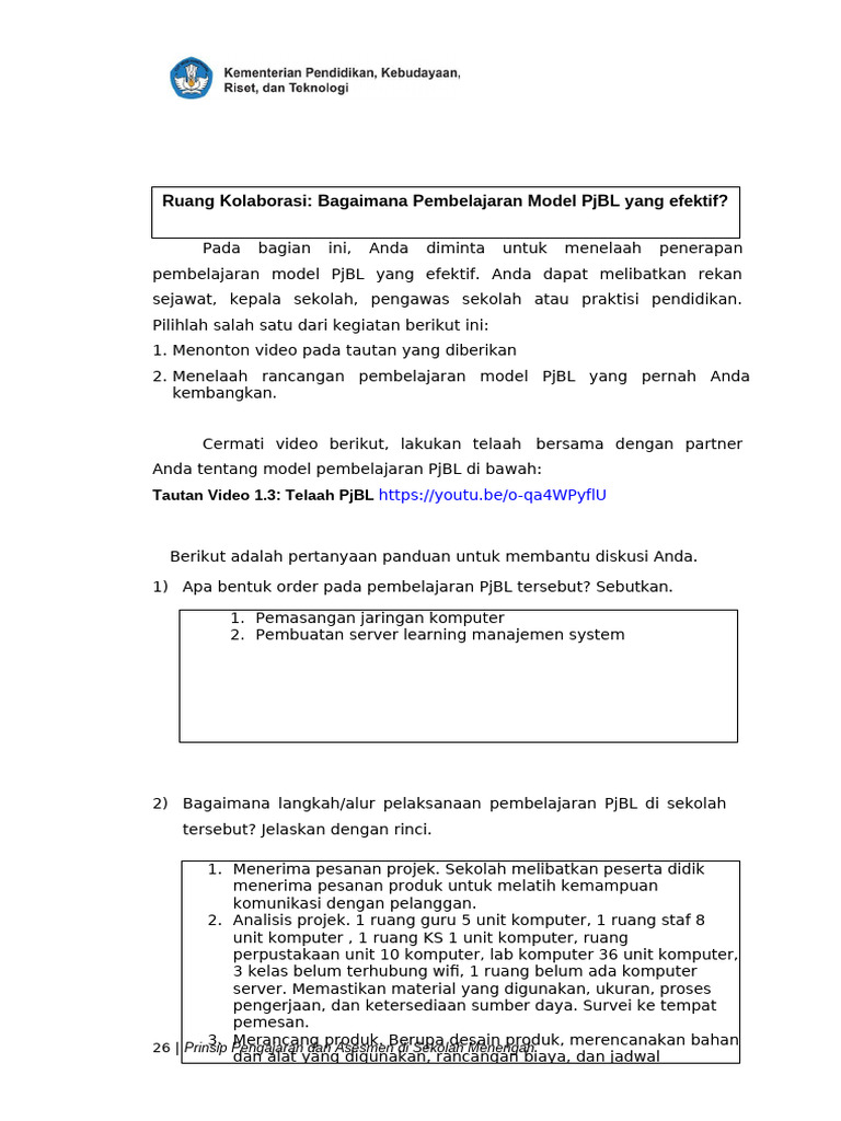 PPA - SMK - TOPIK1c - Bagaimana Pembelajaran Model PJBL Yang Efektif ...
