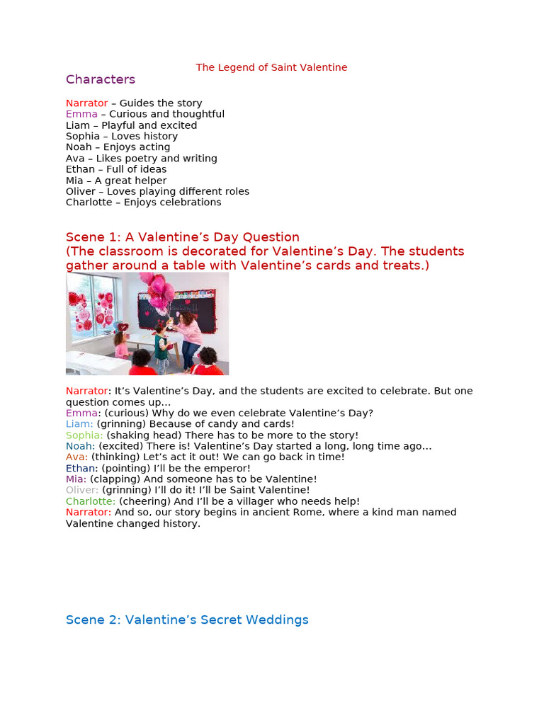 The Legend of Saint Valentine | PDF | Valentine's Day