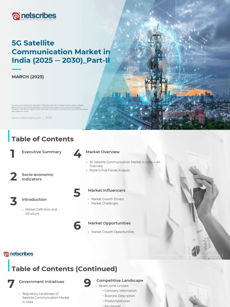 India 5G Satellite Communication Outlook | PDF | Telecommunications