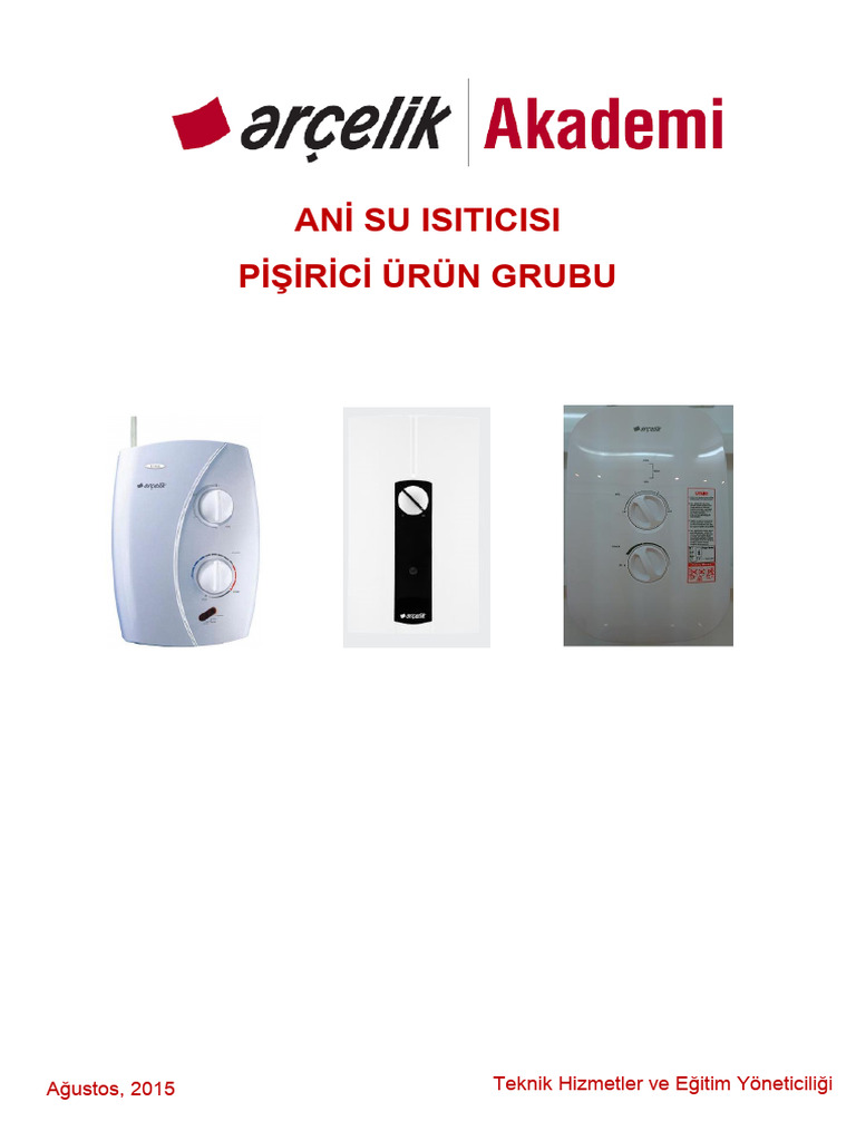 Ani̇ Su Isitici Ki̇tabi | PDF