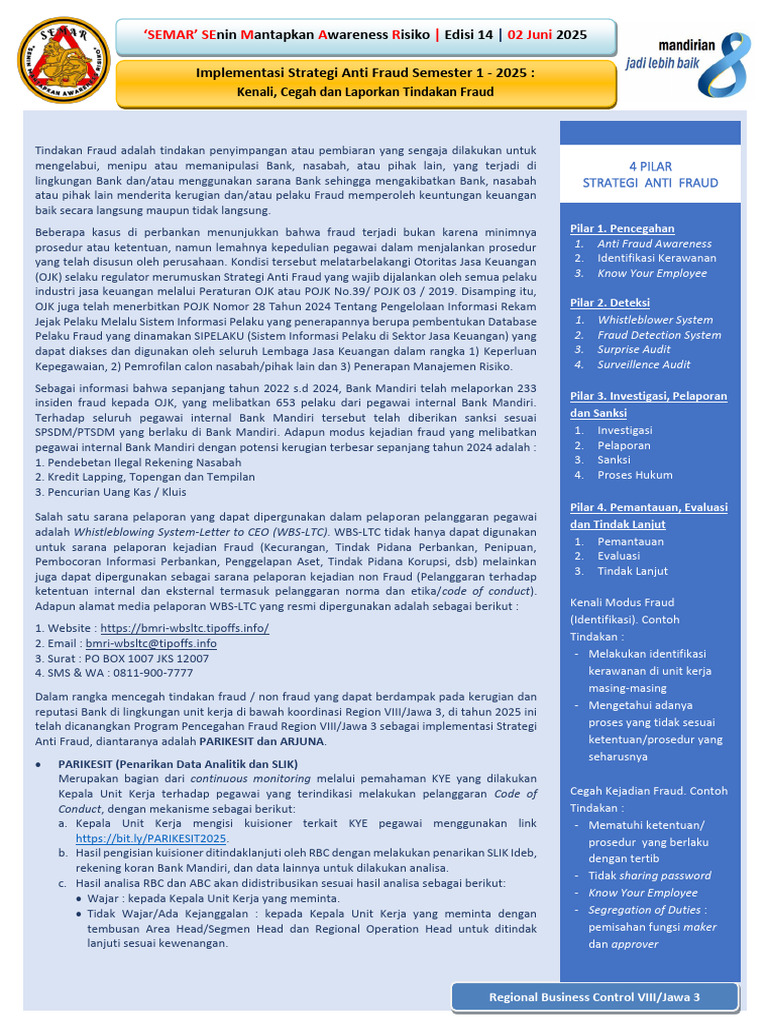 SEMAR Edisi 14 (2 Juni 2025) | PDF