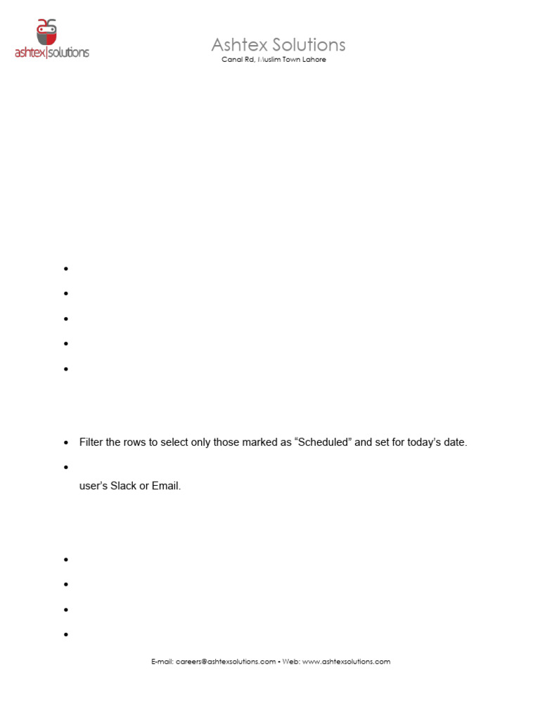 RPA Developer Candidate Assignment | PDF