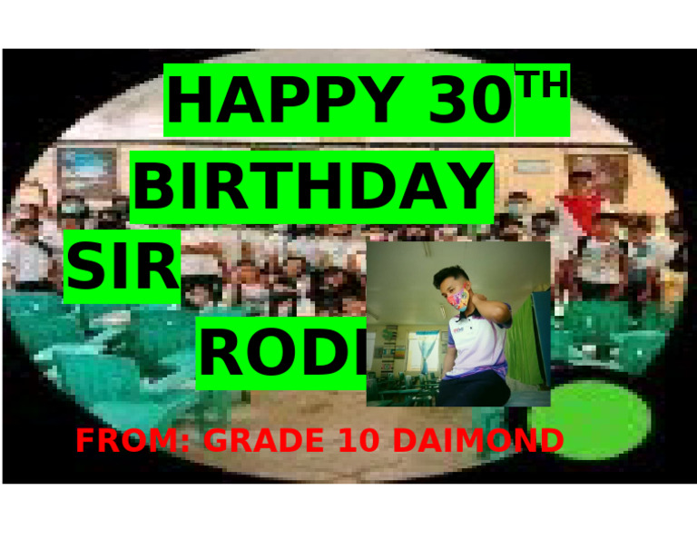 Happy 30TH | PDF