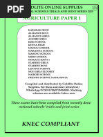 Agriculture PP1 Final Gauge Prediction 2025 | PDF | Agriculture | Weed