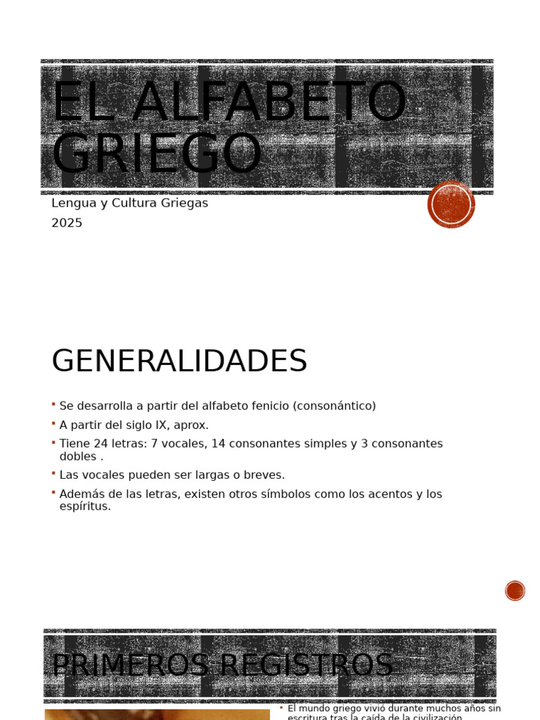 El Alfabeto Griego | PDF | Alfabeto | Alfabeto griego