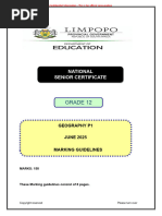 Geography Grade 12 March 2025 Final Memo | PDF | Flood | Oceans