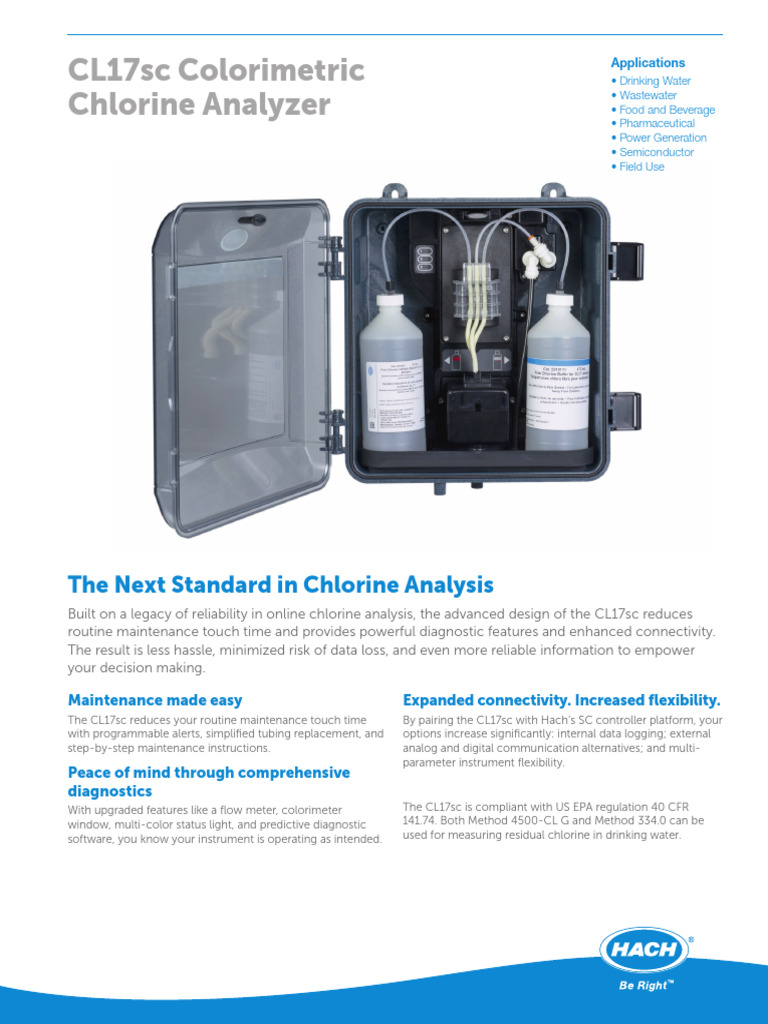 Chlorine Analyzer - PDF Extract | PDF
