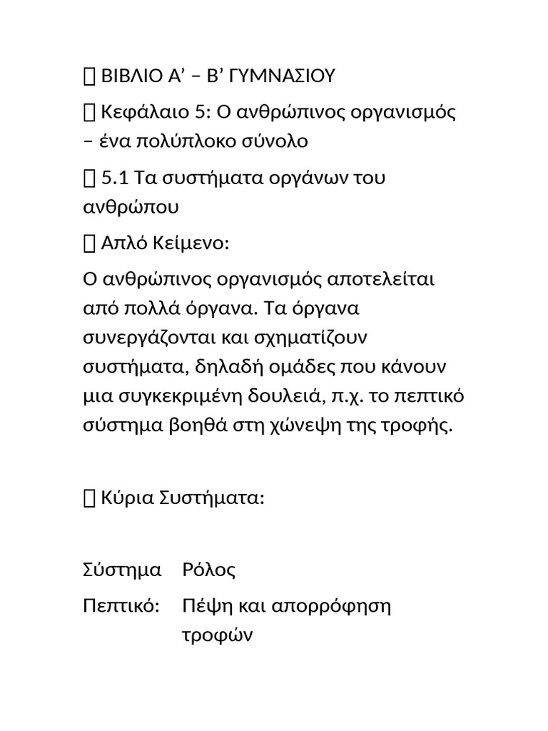 ? ΒΙΒΛΙΟ Α | PDF