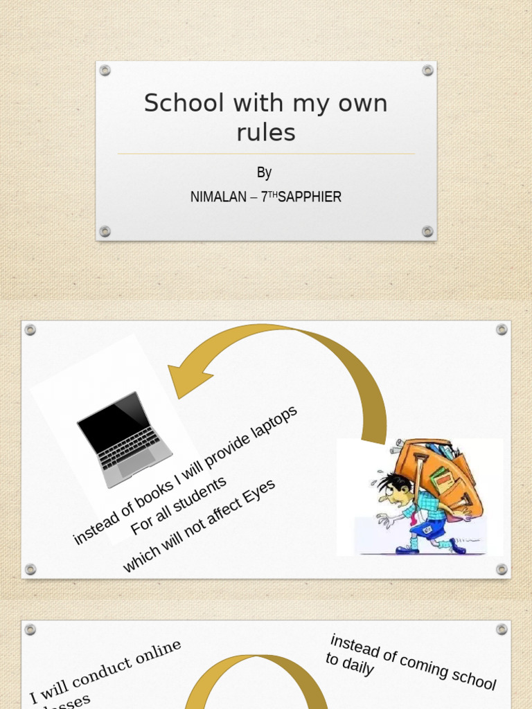 School With My Own Rules | PDF
