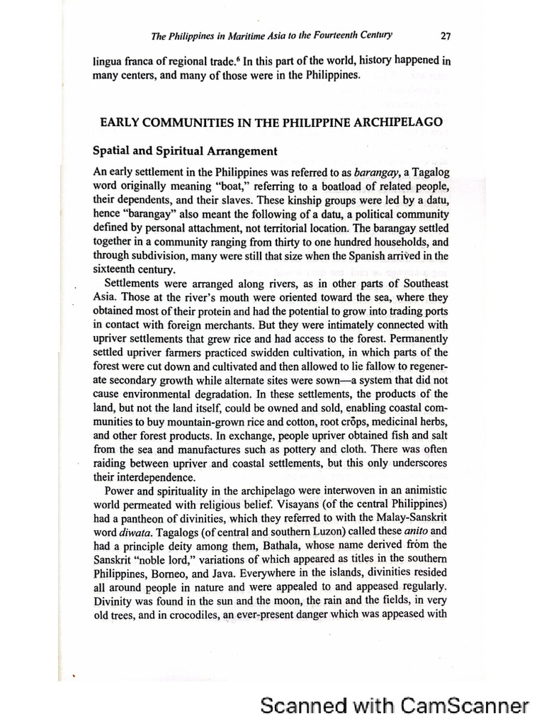 Early Communities in The Philippine Arch 1 | PDF