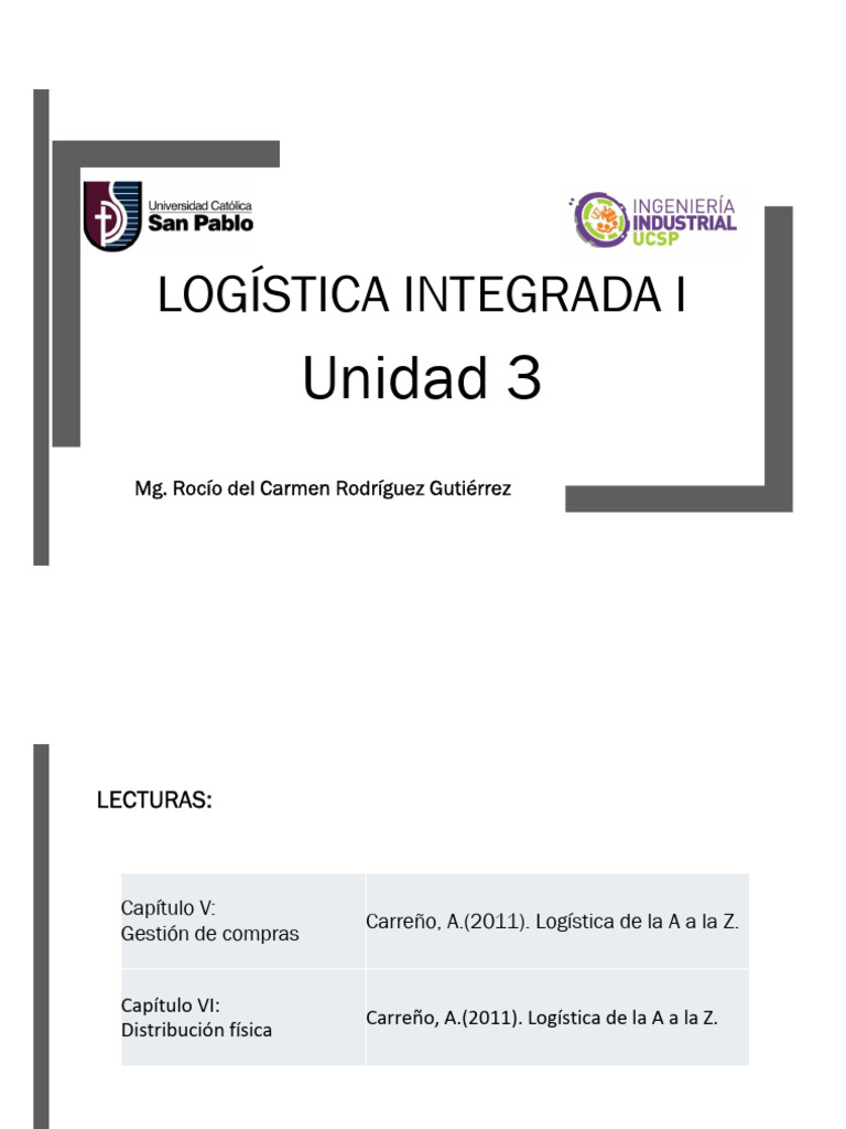 Gestión de Compras y Distribución Física | PDF | Logística | Obtención