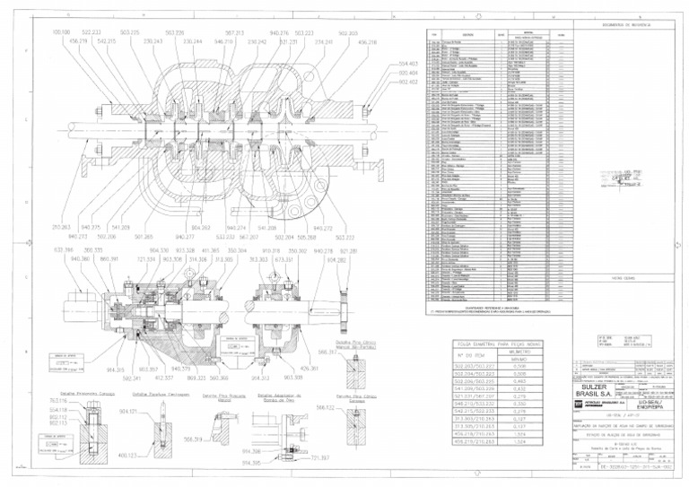 DESENHO MSD2 SULZER | PDF